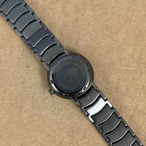 Westar | Accessories | Vintage Swistar Swiss Made Black Stainless Steel ...